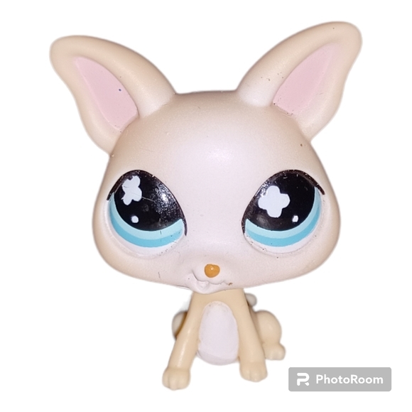 Hasbro | Toys | Lps Dog Chihuahua Tan Blue Eyes Authentic Pet 836 ...